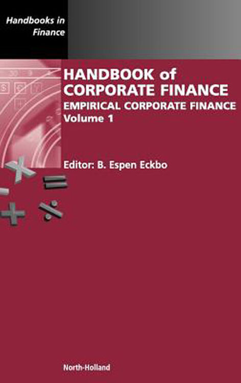 预订 Handbook of Corporate Finance: Empirical Cor...【图片 价格 品牌 评论】-京东