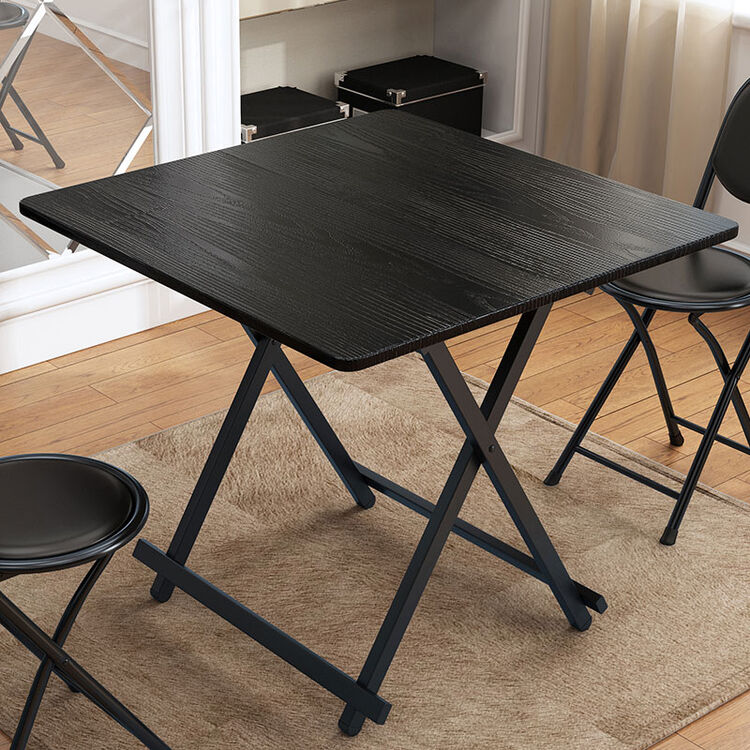 奇晟铭源 折叠桌 便携式手提餐桌小户型家用可折叠方形吃饭桌学习桌电脑桌 黑木纹 LC-107【图片 价格 品牌 评论】-京东