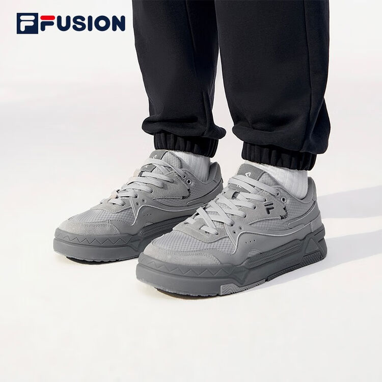 FILA FUSION斐乐潮牌官方男子板鞋运动休闲鞋时尚男鞋 鸽子灰-DO 39【图片 价格 品牌 评论】-京东