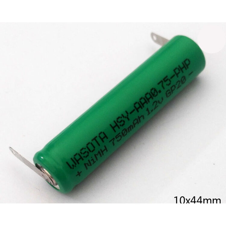 HSY-AAA0.75-PHP NiMH 750mAh 1.2v 带焊脚 可充电7号电 平头 带焊脚 可充电 7号电池 1支【图片 价格 品牌 评论】-京东