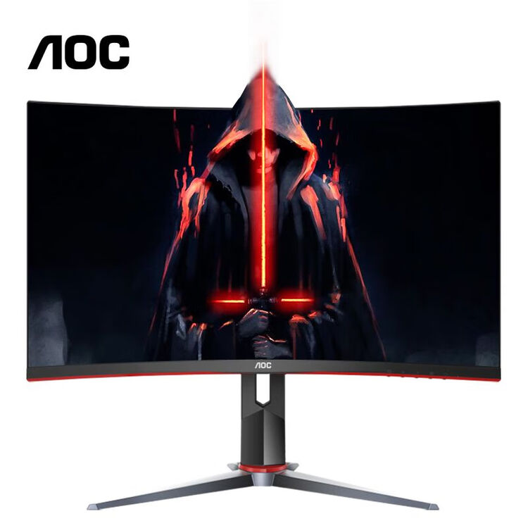 AOC 27英寸 2K 创新曲率1500R 广色域 144Hz HDREffect技术 人体工学支架 游戏电竞曲面显示器 CQ27G2【图片 ...