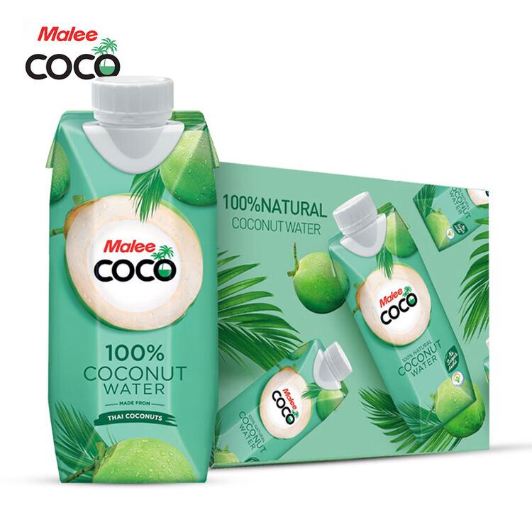 玛丽（MALEE）NFC天然无添加Coco纯椰子水 泰国进口饮料椰汁果汁含电解质饮品 椰子水330ml*12瓶【图片 价格 品牌 评论】-京东