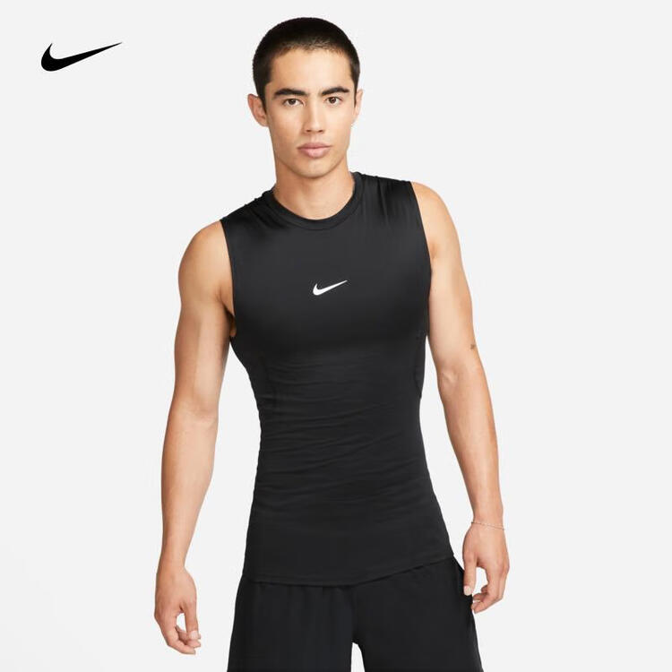 耐克（NIKE）DRI-FIT 男子速干紧身无袖训练上衣 PRO FB7915-010 S【图片 价格 品牌 评论】-京东