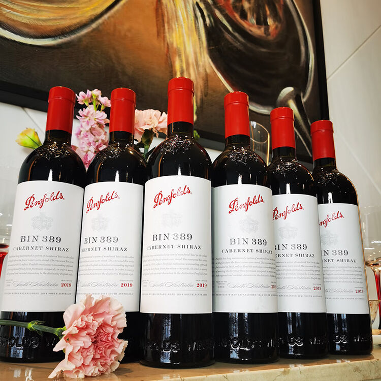 奔富（Penfolds）奔富红酒麦克斯BIN2/8/28/128/389/407/707/704干红葡萄酒6支装 BIN 128 (6支装 ...