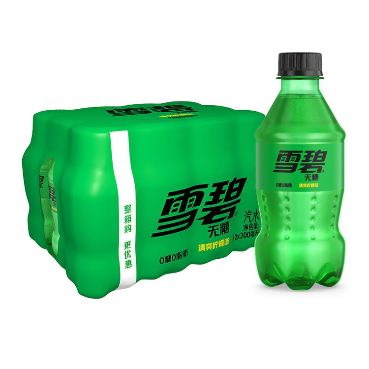 可口可乐出品 雪碧 Sprite 无糖零卡 汽水 碳酸饮料 300ml*12瓶 整箱装【图片 价格 品牌 评论】-京东