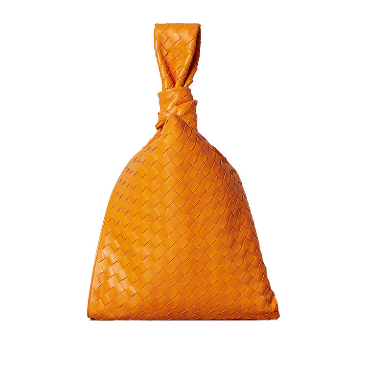 葆蝶家 BOTTEGA VENETA BV 女士羊皮编织TWIST手袋手提包浅橙色 607964 VCPP0 7482【图片 价格 品牌 评论】-京东