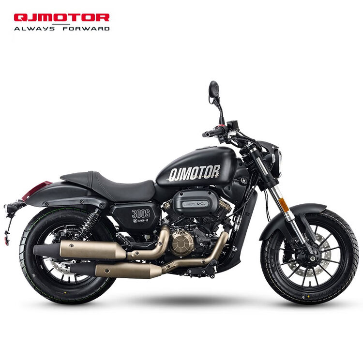 【定金】QJMOTOR闪300S皮带款水冷双缸ABS前后碟刹国潮摩托车 哑黑 定金2000元，尾款22999元【图片 价格 品牌 评论】-京东
