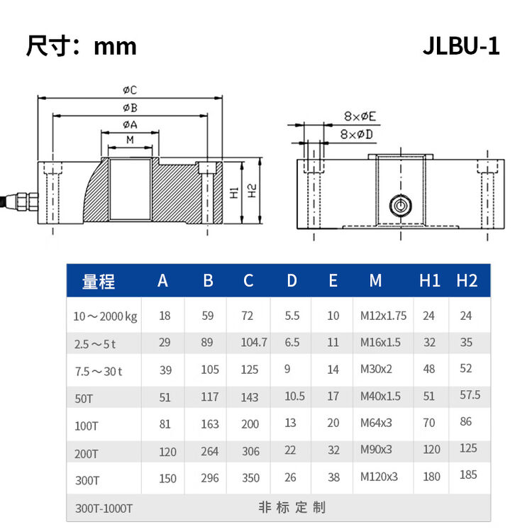 金诺JLBU-1轮辐式称重传感器高精度测力重力拉压力一体载荷感应器 0-10KG（外径72mm高度24mm）【图片 价格 品牌 评论】-京东