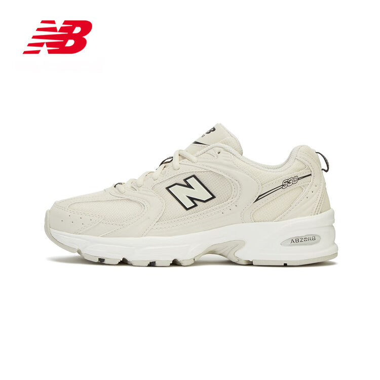 NEW BALANCE【618预售】NB官方男鞋女鞋530系列简约百搭休闲鞋复古老爹鞋 月光米 MR530SH 36(脚长22cm)【图片 ...