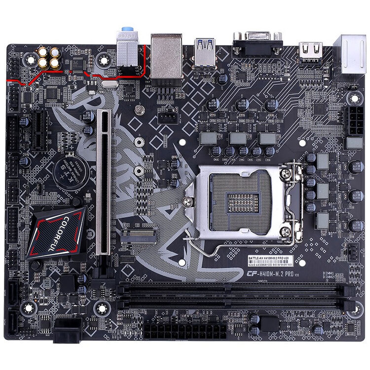 七彩虹（Colorful）BATTLE-AX H410M-M.2 PRO V20 主板 支持10100/10400F (Intel H410 ...