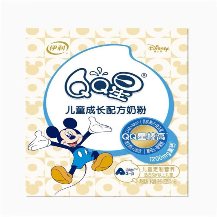 伊利奶粉 QQ星榛高 4段儿童成长配方奶粉(适合3-12岁) 420g【图片 价格 品牌 评论】-京东