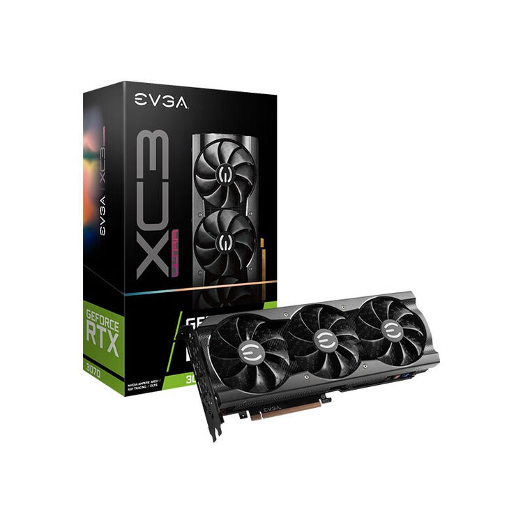 EVGA GeForce RTX 3070 XC3 ULTRA 8G 性能版 1770MHz 14000MHz GDDR6 RGB 赛博朋克2077游戏显卡【图片 价格 品牌 评论】-京东