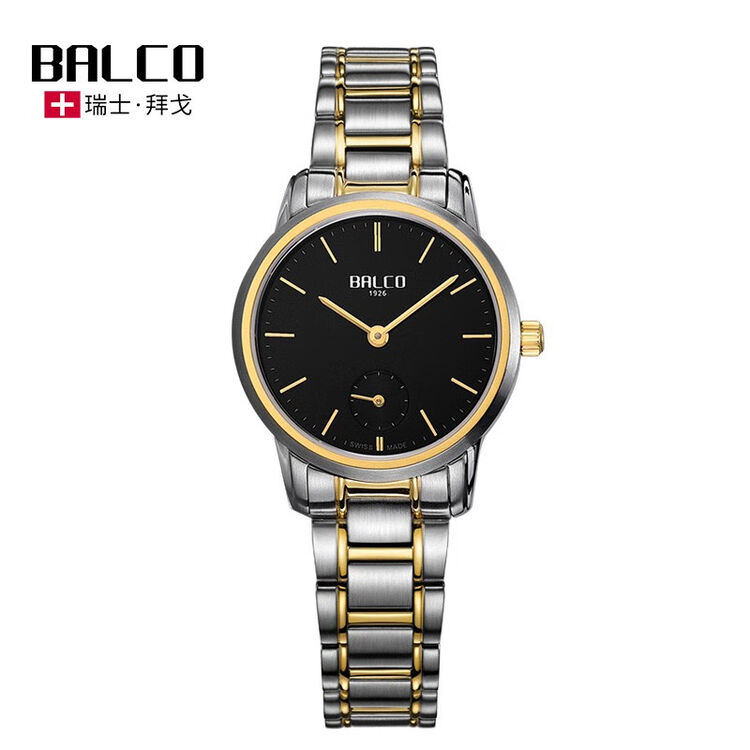 Swiss Made 拜戈（BALCO）瑞士品牌手表原装进口石英情侣对表男表女表3074 女表1030Q3075黑色【图片 价格 品牌 评论】-京东