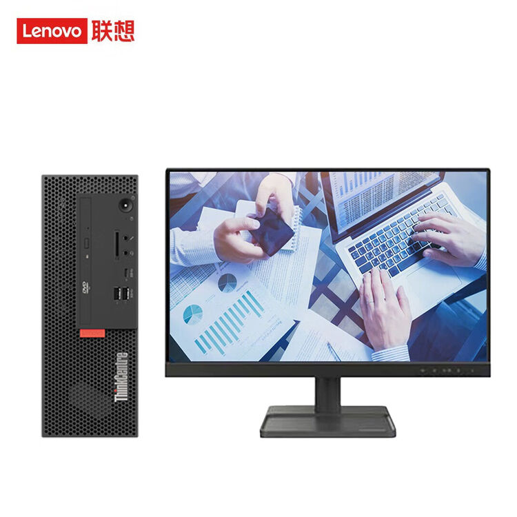 联想（Lenovo）ThinkCentre M750e/M755e 商用办公台式机 主机+23英寸显示器 定制：I3-12100/8G/512G/2G【图片 价格 品牌 评论】-京东
