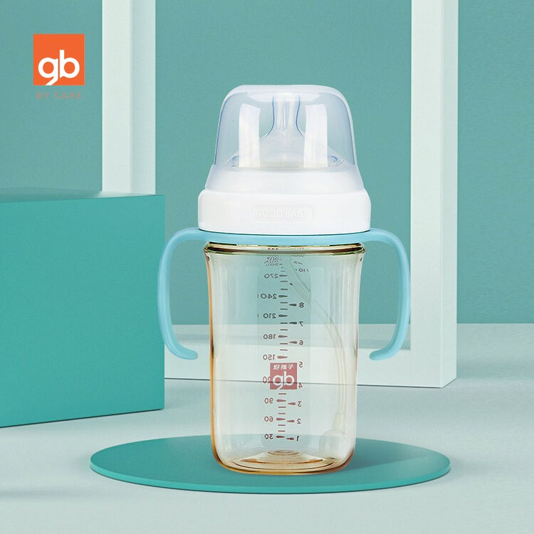 gb好孩子 PPSU婴儿奶瓶 超宽口径奶瓶 方圆 300ml 绿色 自控流量奶嘴适用6个月以上(小饿魔升级款 京东专供)【图片 价格 品牌 评论】-京东