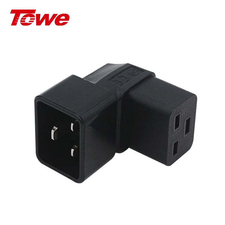 TOWE 同为英标/美标/德标/国标转通用孔插头国外旅行便携式转换插头 C19转C20插头弯插头【图片 价格 品牌 评论】-京东