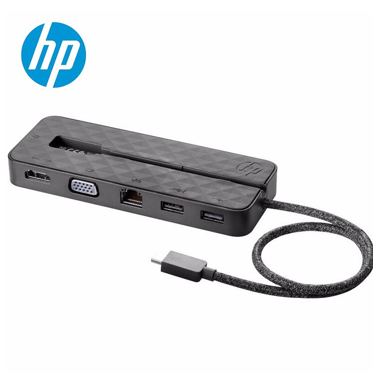 惠普（HP）Type-C便携式旅行扩展坞USB-C移动坞站（网口扩展坞 VGA转接口 HMDI转接） 1PM64AA【图片 价格 品牌 评论】-京东