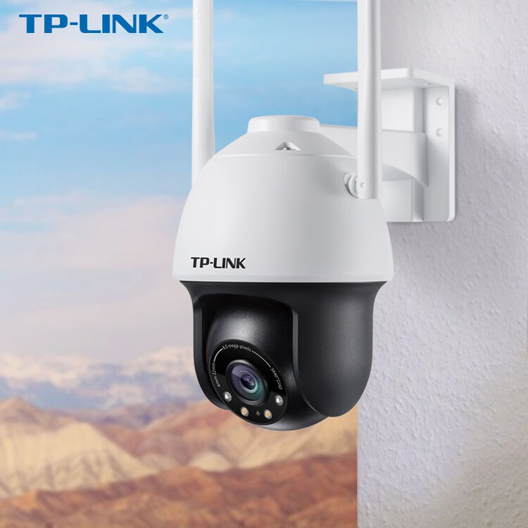 Tp Link 800万超清全彩变焦防水夜视无线监控摄像头室外360度网络摄像机wifi手机远程tl Ipc683 Ez(无电源)【图片 价格