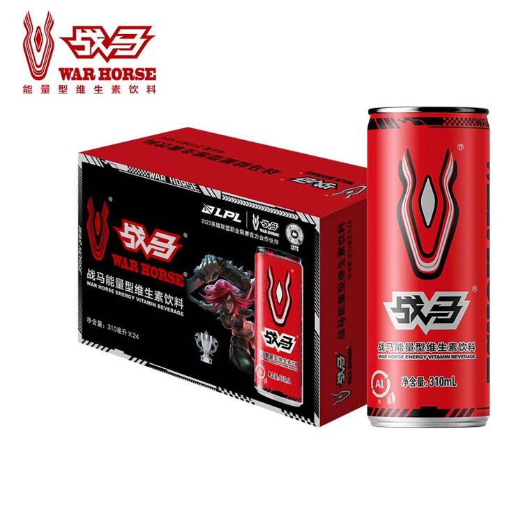 战马能量型维生素饮料310ml*24罐整箱【图片 价格 品牌 评论】-京东