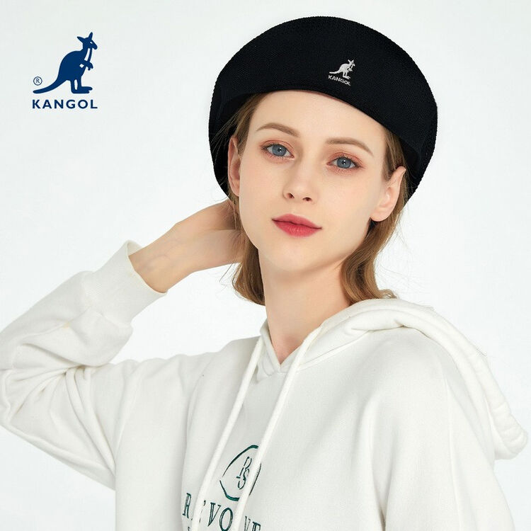 【礼盒装】Kangol帽子贝雷帽袋鼠帽子504 KO0290BC 黑色 M帽子女秋冬【图片 价格 品牌 评论】-京东