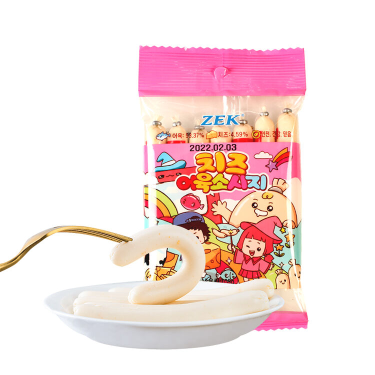 韩国进口 ZEK深海芝士鳕鱼肠儿童零食 鱼肉火腿肠即食必备零食 105g【图片 价格 品牌 评论】-京东