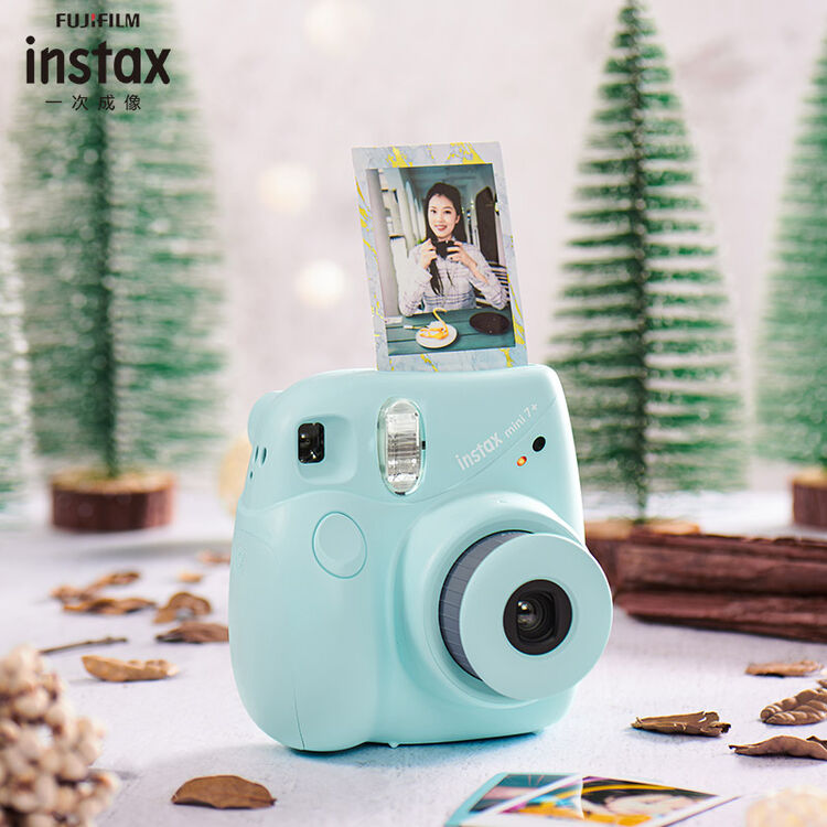 富士instax立拍立得 一次成像相机 mini7+（mini7c/s升级款）蓝【图片 价格 品牌 评论】-京东