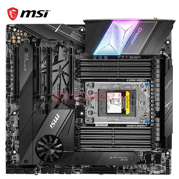 微星(MSI)CREATOR TRX40 主板支持CPU 锐龙3960X/3970X3990X (AMD TRX40/socket sTRX4 ...