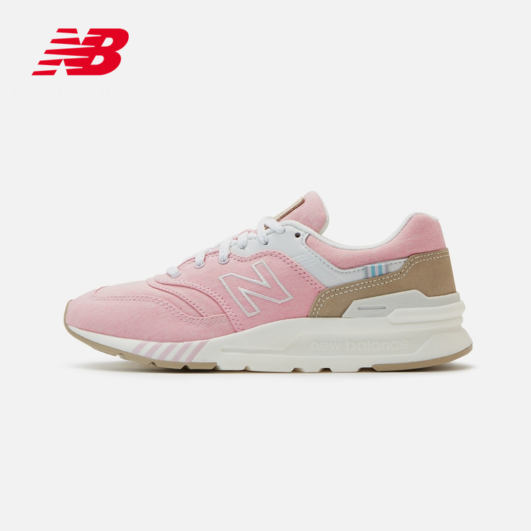 New Balance NB官方女款运动鞋997H系列CW997HBE简约经典百搭时尚复古休闲鞋 浅粉色 CW997HBF 37（脚长23 ...