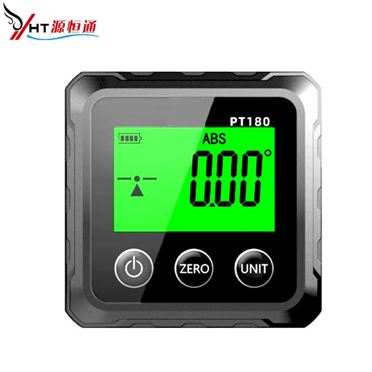 源恒通（YHT）数显倾角仪高精度带磁铁电子角度尺角度坡度测量水平仪角度仪器 PT180配便携绒布袋【图片 价格 品牌 评论】-京东