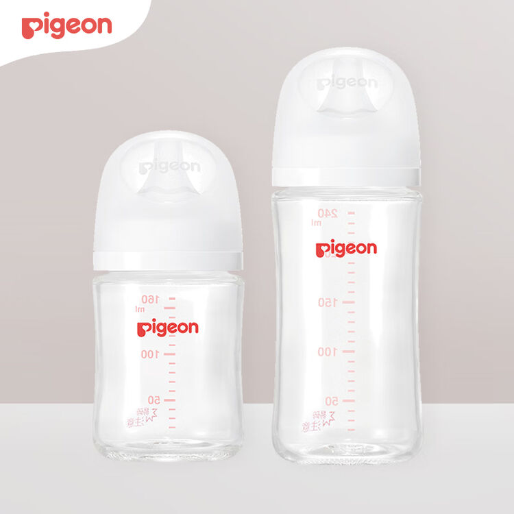 贝亲（Pigeon）贝亲玻璃奶瓶两只组套（160ml+240ml）【图片 价格 品牌 评论】-京东
