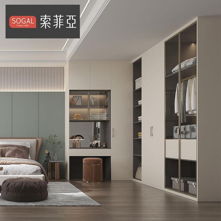 索菲亚全屋定制衣柜 主卧室整体大衣柜转角收纳柜 客厅电视机柜组合鞋柜 套餐价（会员权益金）【图片 价格 品牌 评论】-京东