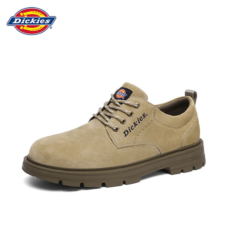 Dickies男士休闲鞋工装鞋男低帮百搭潮流透气男士皮鞋英伦风男士休闲皮鞋男 卡其 41 【图片 价格 品牌 评论】-京东