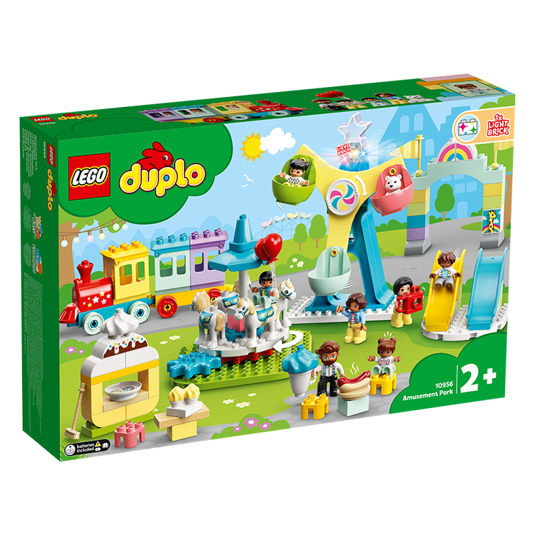 新款LEGO乐高得宝系列大颗粒拼插积木儿童男孩女孩玩具 10956马卡龙主题游乐园（2岁+95粒）【图片 价格 品牌 评论】-京东