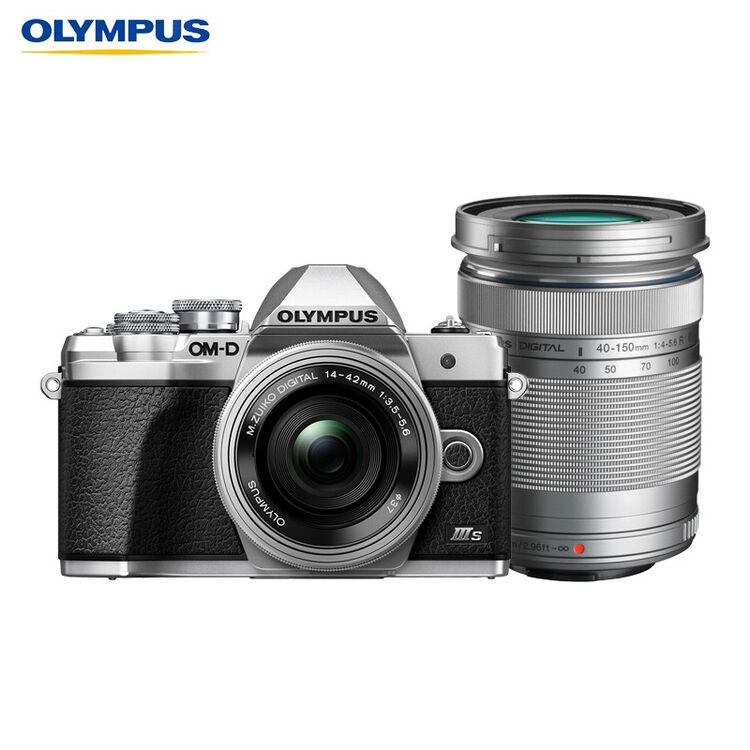 奥林巴斯（OLYMPUS）E-M10 MarkIIIS EM10三代S 微单相机 数码相机 微单套机（14-42mm & 40-150mm银）【图片 价格 品牌 评论】-京东