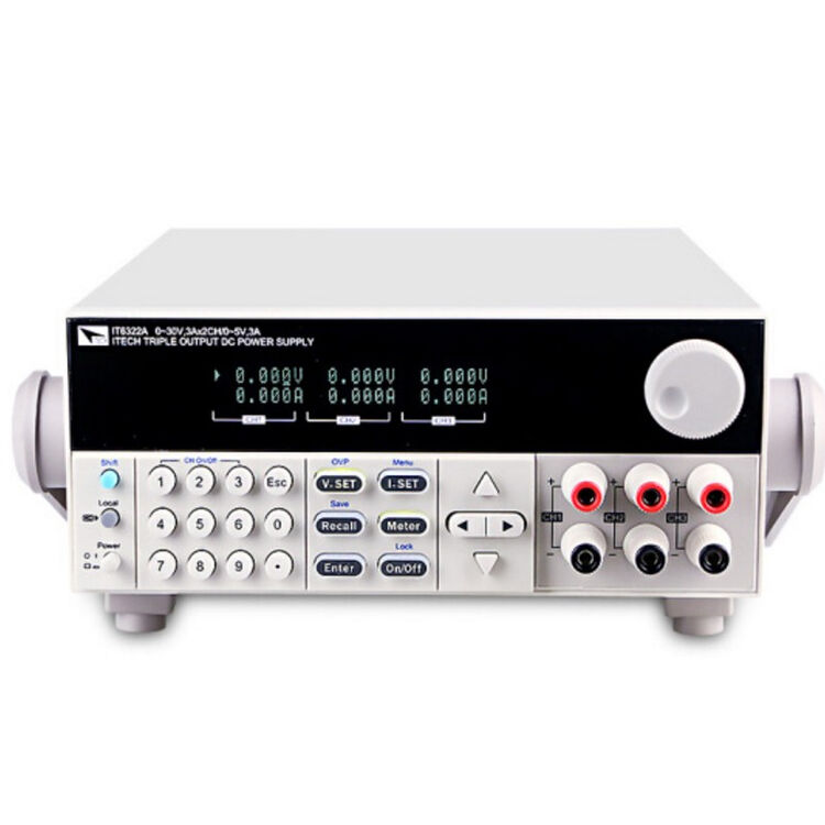 艾德克斯(ITECH) IT6332L三通道可编程隔离直流稳压电源含USB/RS232接口30V6A/1mv1ma有货期企业定制【图片 价格 ...
