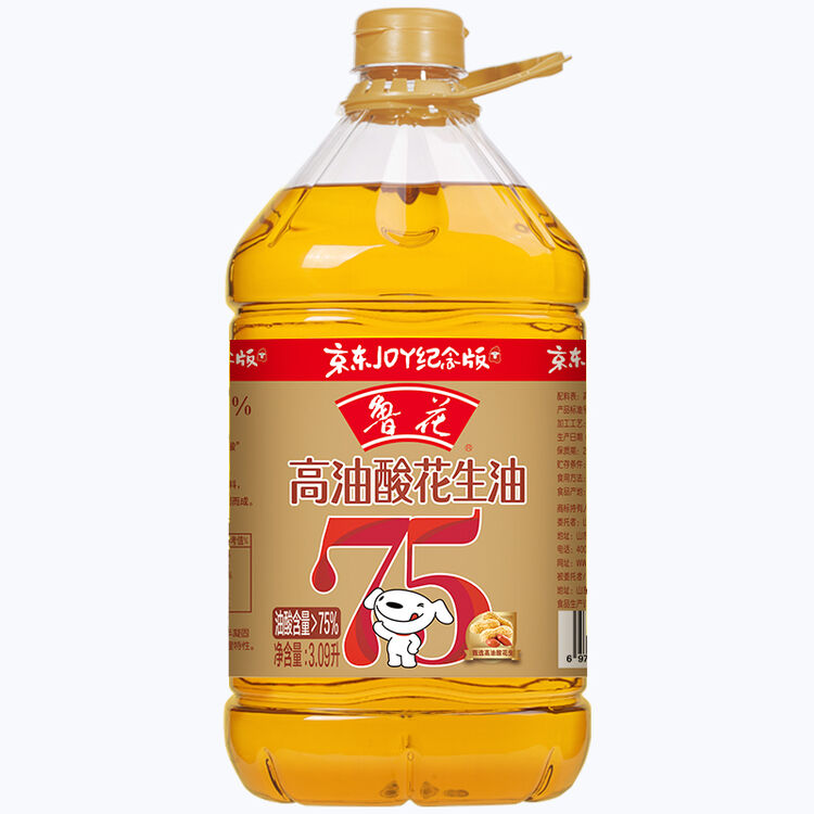 鲁花 食用油 5S压榨 高油酸花生油3.09L 油酸含量大于75%【图片 价格 品牌 评论】-京东