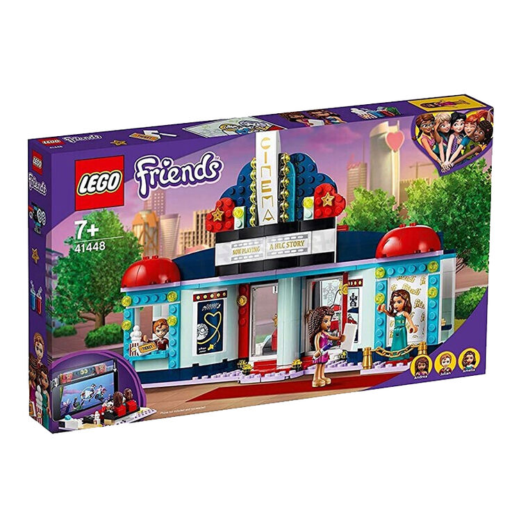 乐高(LEGO)积木 好朋友系列FRIENDS 41448 心湖城电影院 7岁+ 儿童玩具 小颗粒 女孩生日礼物【图片 价格 品牌 评论】-京东