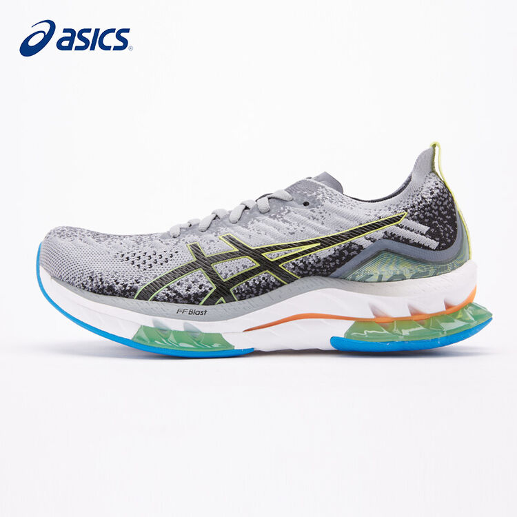 亚瑟士（ASICS）跑鞋男鞋GEL-KINSEI BLAST轻质透气稳定缓震运动鞋1011B203灰色/黄色 42【图片 价格 品牌 评论】-京东