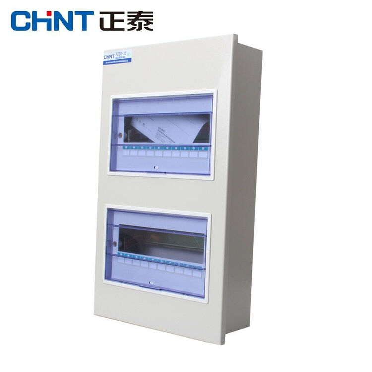正泰(CHNT)强电箱家装断路器空开配电箱PZ30-20暗装配电箱体1mm（双排）电商专供【图片 价格 品牌 评论】-京东