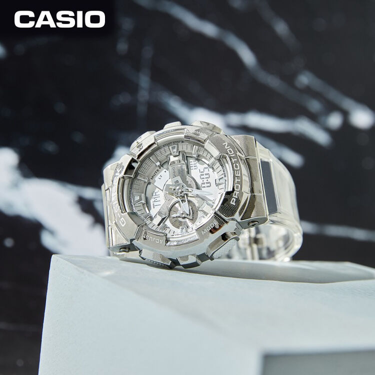 卡西欧（CASIO）手表 G-SHOCK See-thru透明迷彩系列 礼盒款 防震运动男士手表 GM-110SCM-1A【图片 价格 品牌 ...