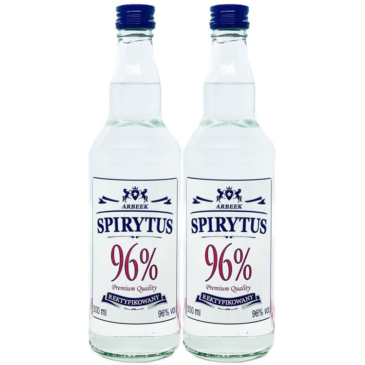 生命之水洋酒伏特加96度高度烈酒Spirytus 原瓶进口伏特加洋酒 500ml 双瓶【图片 价格 品牌 评论】-京东