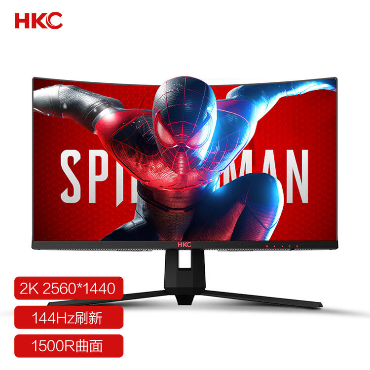 HKC 31.5英寸 高清2K 144Hz电竞屏 1500R曲面 hdmi吃鸡游戏 不闪屏 支持壁挂 液晶电脑显示器 SG32QC【图片 价格 品牌 评论】-京东