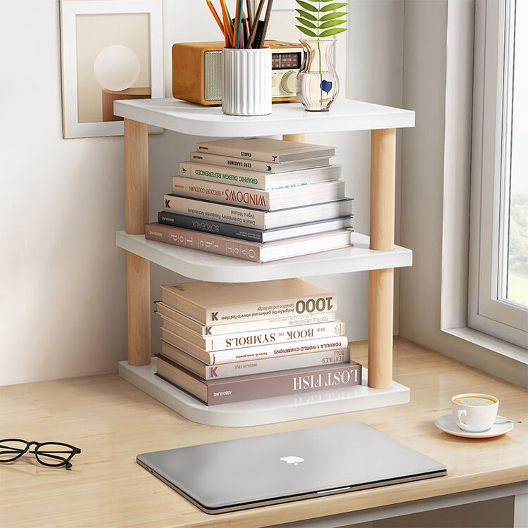 安尔雅办公桌置物架桌面转角收纳架桌上三角置物架子工位收纳书桌小书架【图片 价格 品牌 评论】-京东