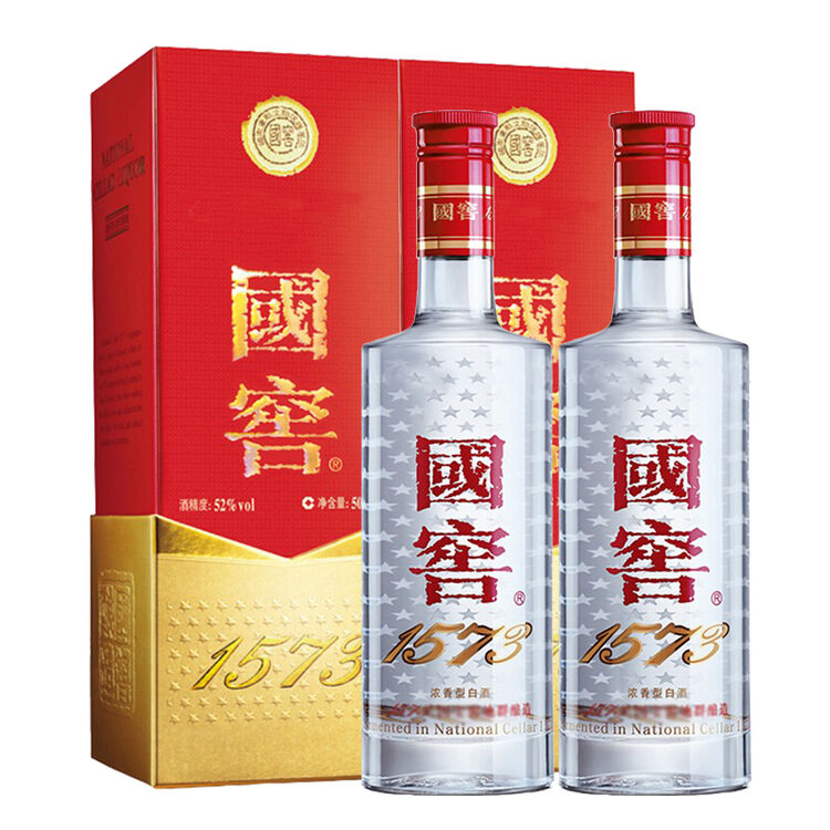 泸州老窖国窖1573浓香型白酒52度500mL*2瓶【图片 价格 品牌 评论】-京东