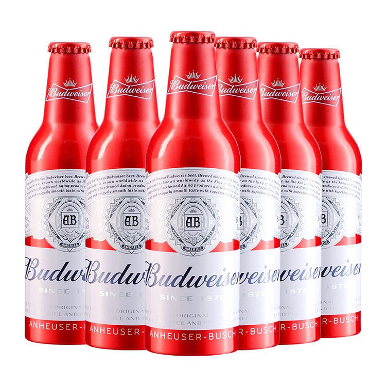 百威（BUDWEISER ）淡色拉格啤酒 红瓶铝罐 虎年限定 经典红铝 【6瓶*355ml】【图片 价格 品牌 评论】-京东