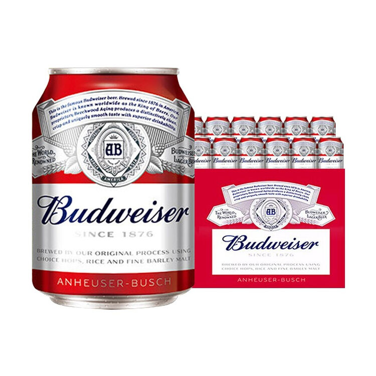 百威（Budweiser）淡色拉格啤酒 255ml*12听 整箱装 mini罐 【图片 价格 品牌 评论】-京东