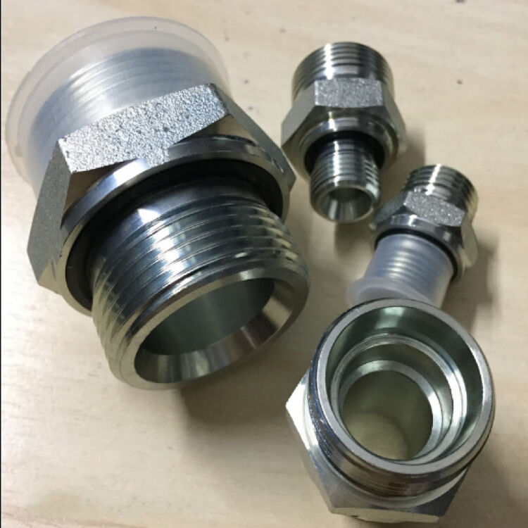 卡套液压对丝直通接头永华伊顿公制转英制变径过渡ED胶垫高压接头 1CB-12-02WD M12-1/8【图片 价格 品牌 评论】-京东