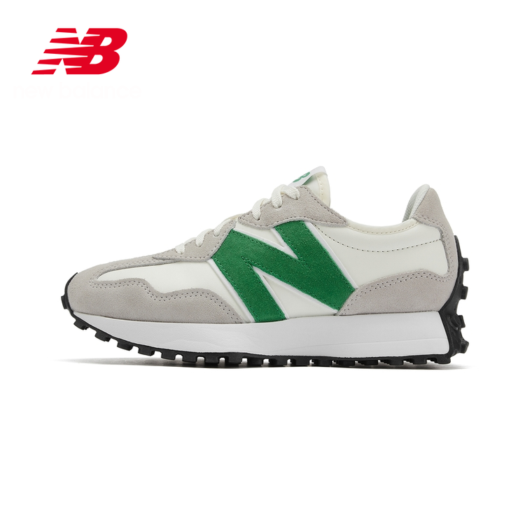New Balance NB官方2022新款女鞋327系列经典时尚百搭休闲运动鞋（合并不上架） 白色/灰色 WS327LG 36.5(脚长 ...