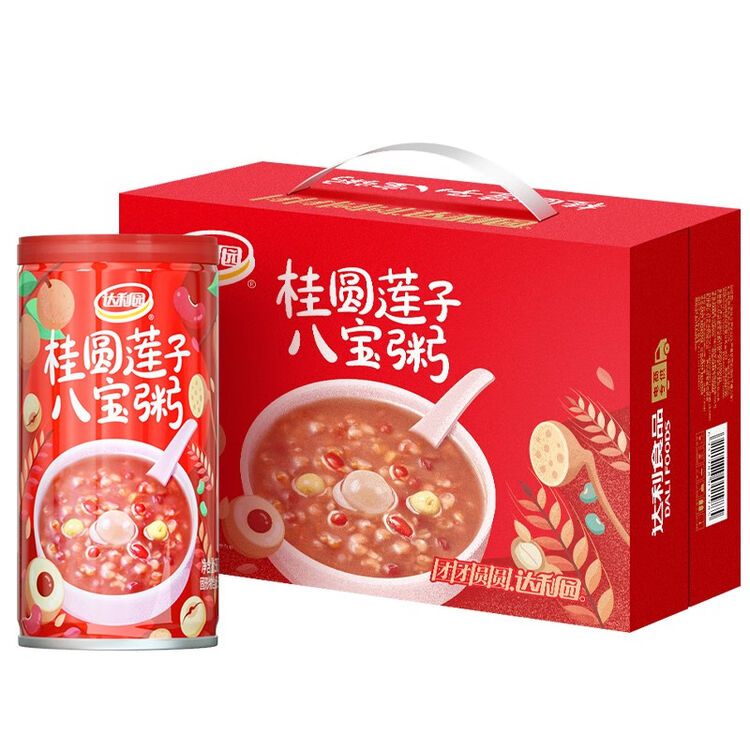 达利园 桂圆莲子八宝粥 方便速食早餐粥杂粮粥 360g*12 罐 礼盒整箱装（新老包装随机发货）【图片 价格 品牌 评论】-京东