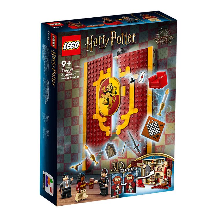 乐高（LEGO）积木 哈利波特系列 3月新品 9岁+ 男生女生儿童节礼物 76409 格兰芬多学院旗帜【图片 价格 品牌 评论】-京东